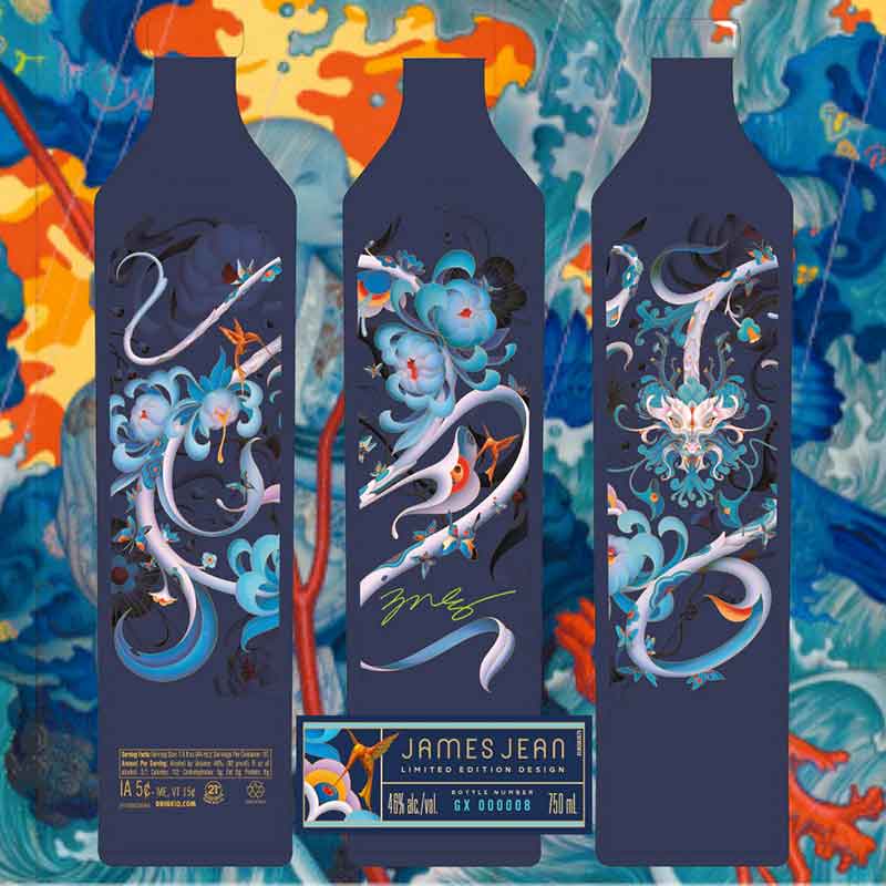 Rượu Johnnie Walker Blue Label James Jean Năm Rồng Tết 2024 CHÍNH HÃNG ...